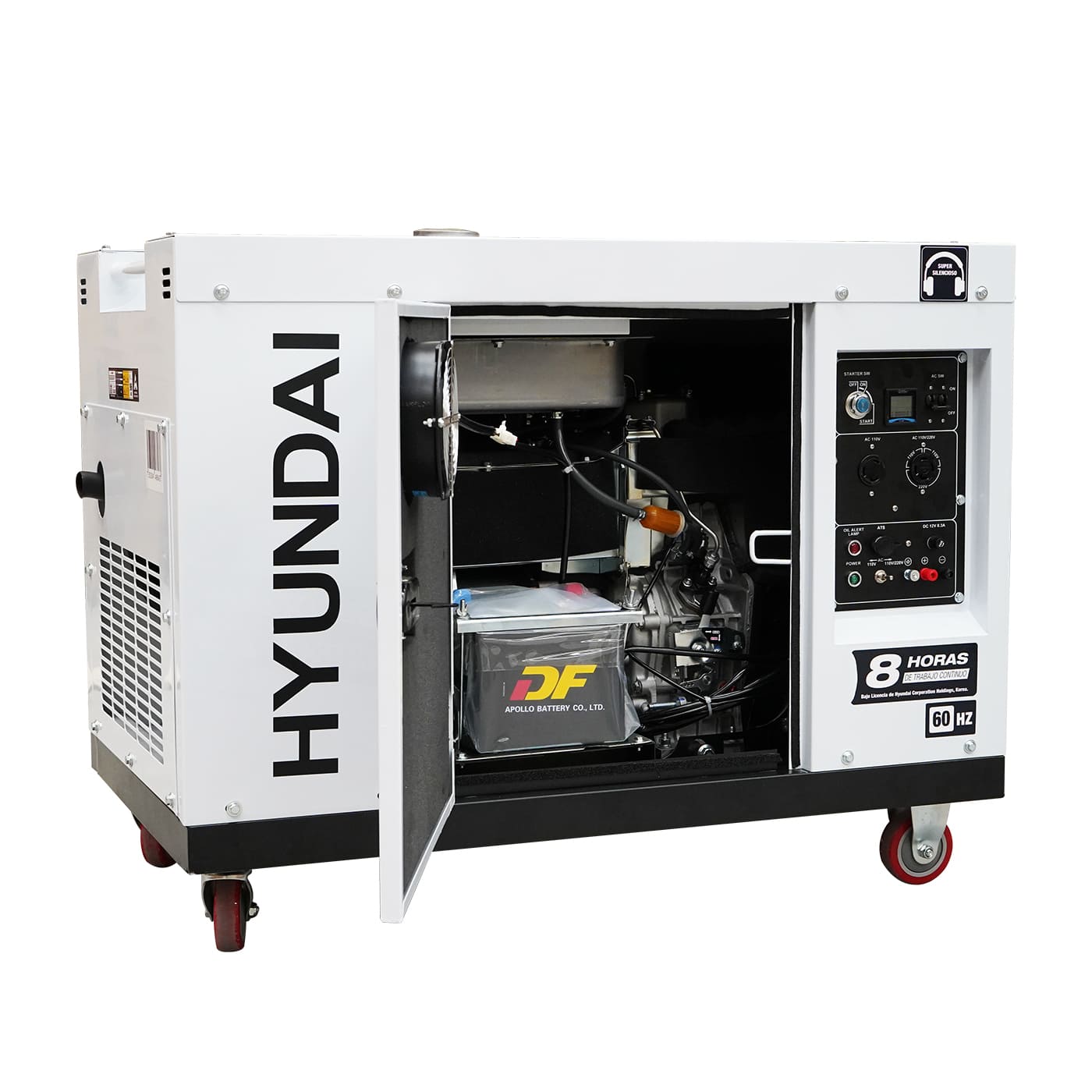 Generador Hyundai 7,300 Watts Silencioso Profesional - Ultra70 - Raiker