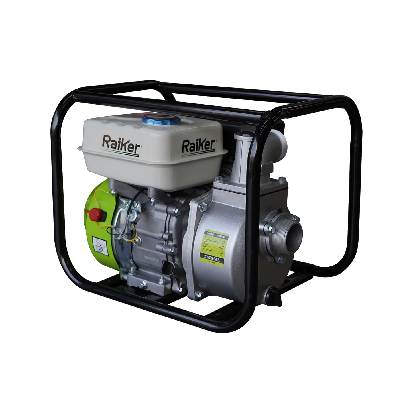 Bomba De Agua Autocebante Raiker 6.5 Hp 2x2 4 Tiempos - Rkb2265 - Raiker