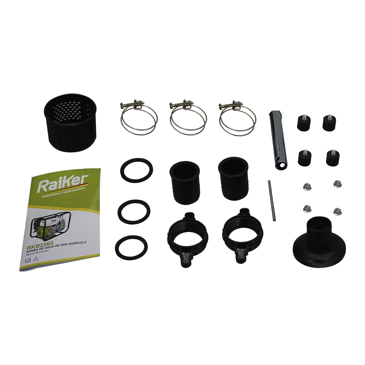 Bomba De Agua Autocebante Raiker 6.5 Hp 2x2 4 Tiempos - Rkb2265 - Raiker