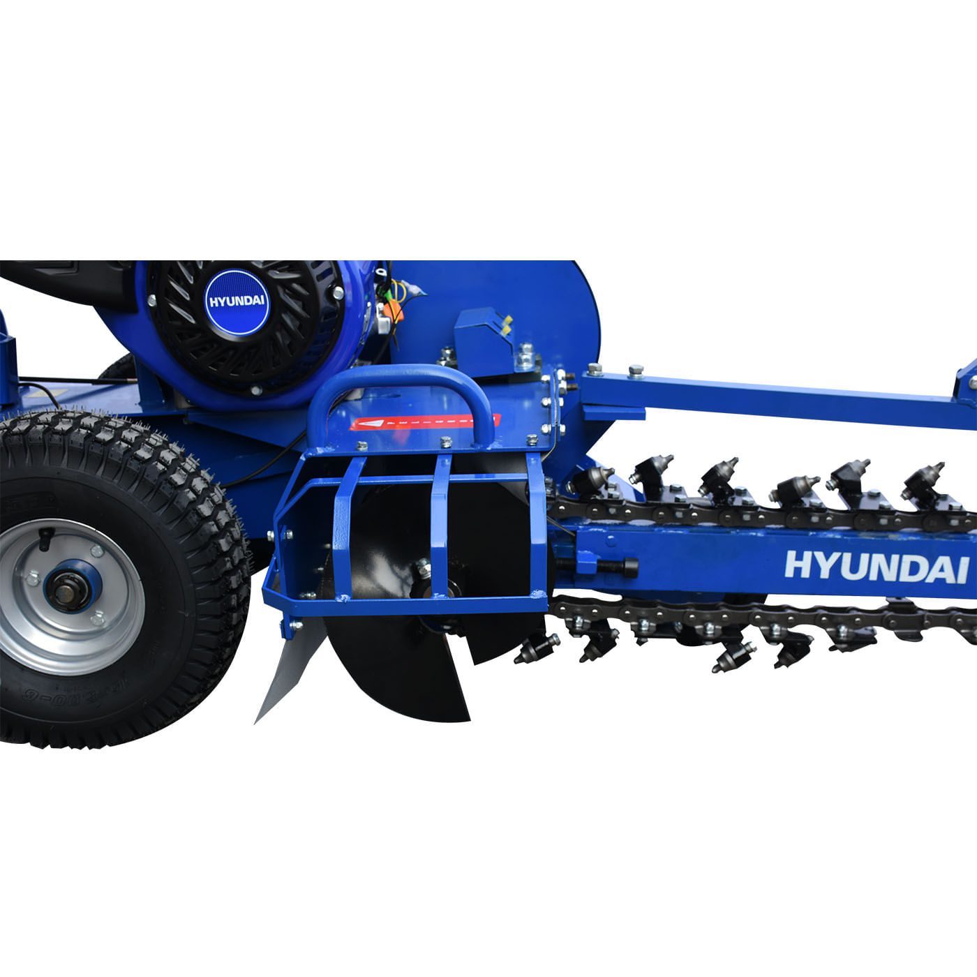 Zanjadora Profesional Hyundai C/Motor 15 Hp - Hytr150xt - Raiker