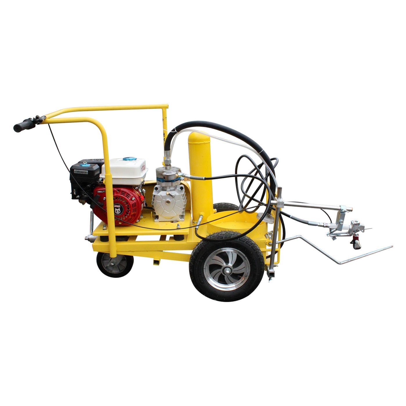 Máquina Pinta Rayas Tdk Machinery C/Motor 6.5 Hp - Hopper-f1 - Raiker