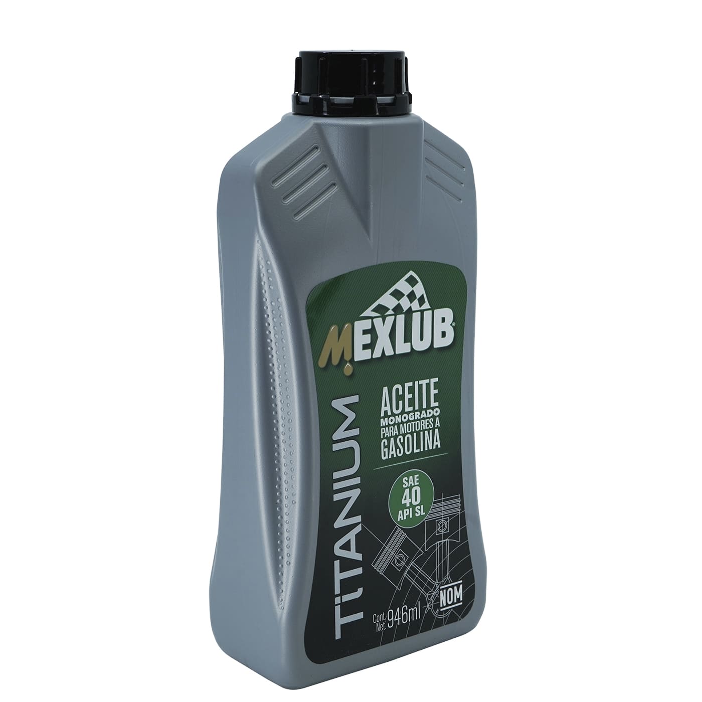 Aceite 4 Tiempos Mexlub Sl Sae40 900ml - 100005 - Raiker