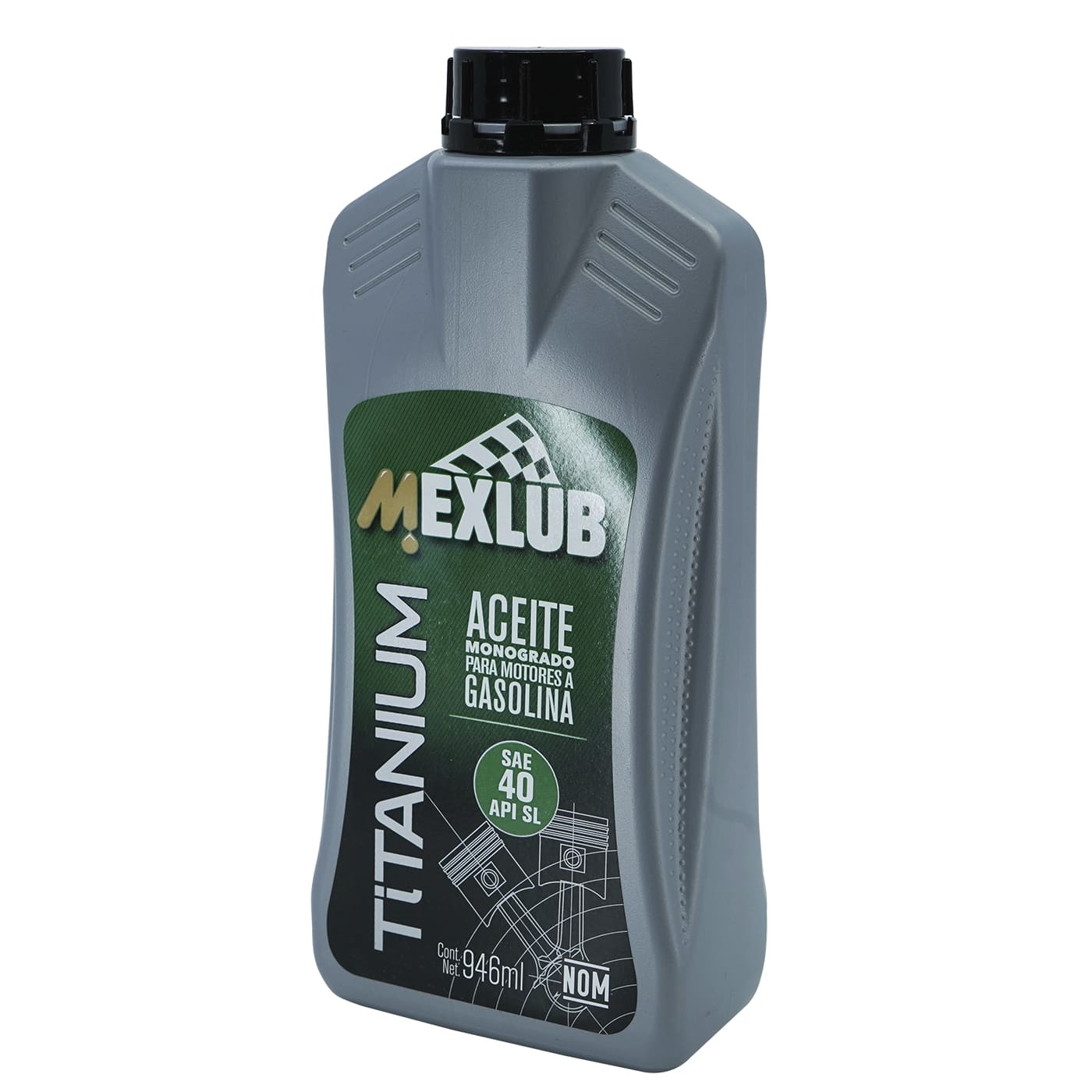 Aceite 4 Tiempos Mexlub Sl Sae40 900ml - 100005 - Raiker